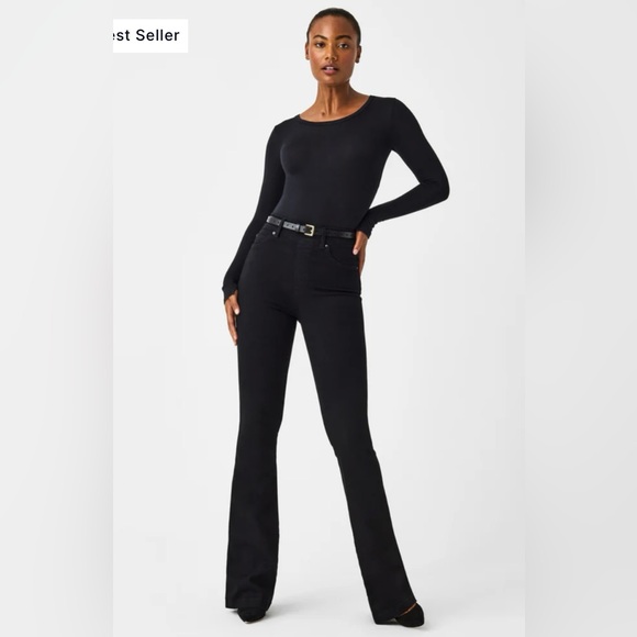 SPANX | Pants & Jumpsuits | Spanx Shape Every Wear Flare Jeans Clean ...
